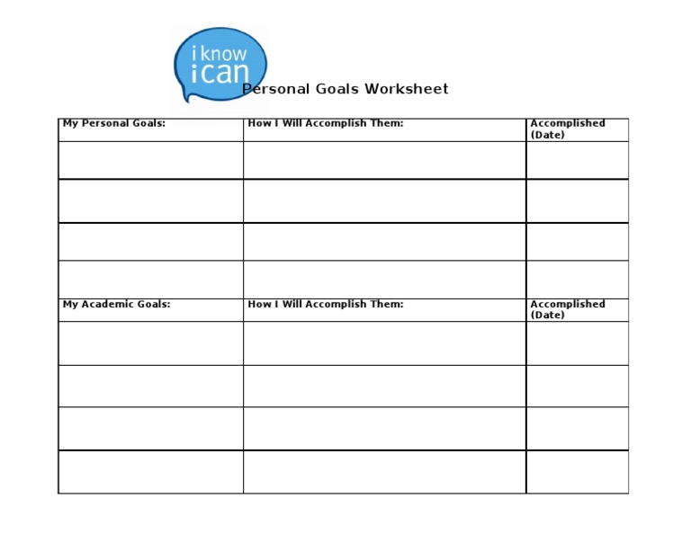Personal Goals and Academic Planning | PDF