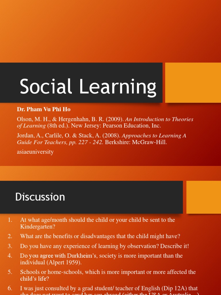 Session 4 - Social Learning | PDF | Social Group | Reinforcement