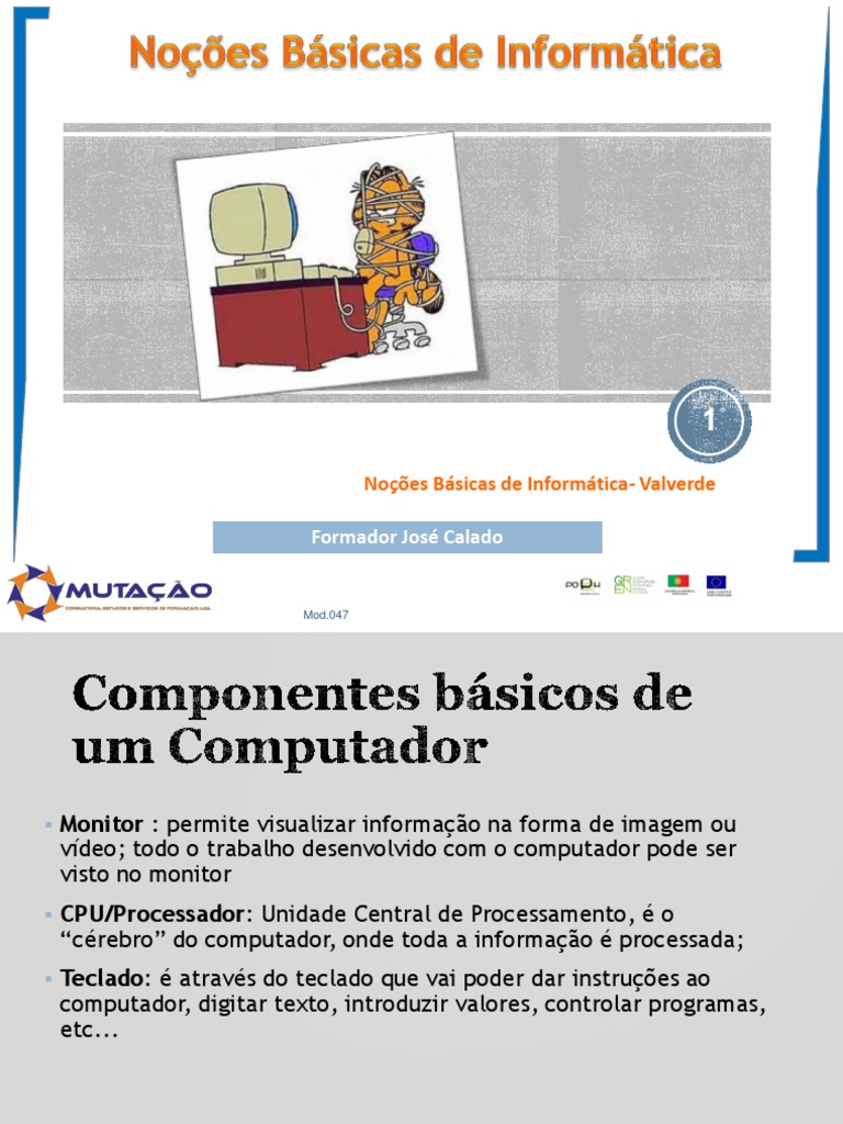 Noções Básicas de Informática PDF | PDF