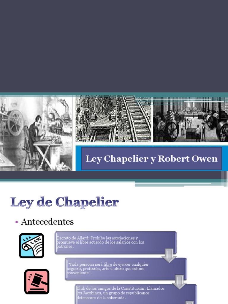 Ley Chapelier y sus Consecuencias Sociales | PDF | Derecho laboral ...