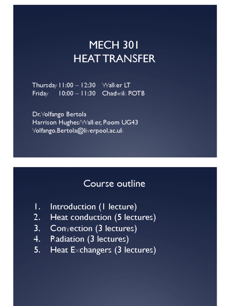 Lecture01 C | PDF | Heat Transfer | Thermal Conductivity Lecture01 C | PDF | Heat Transfer | Thermal Conductivity