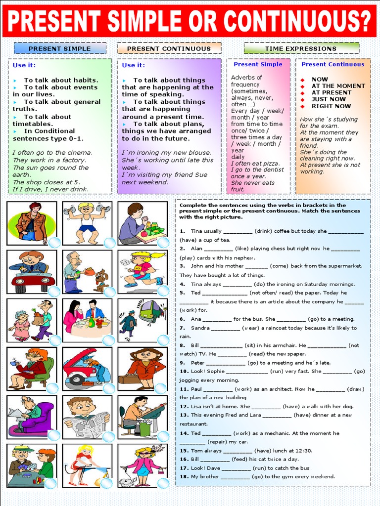 2 Present Continuous Explanation Pdf Language Mechanics Linguistics