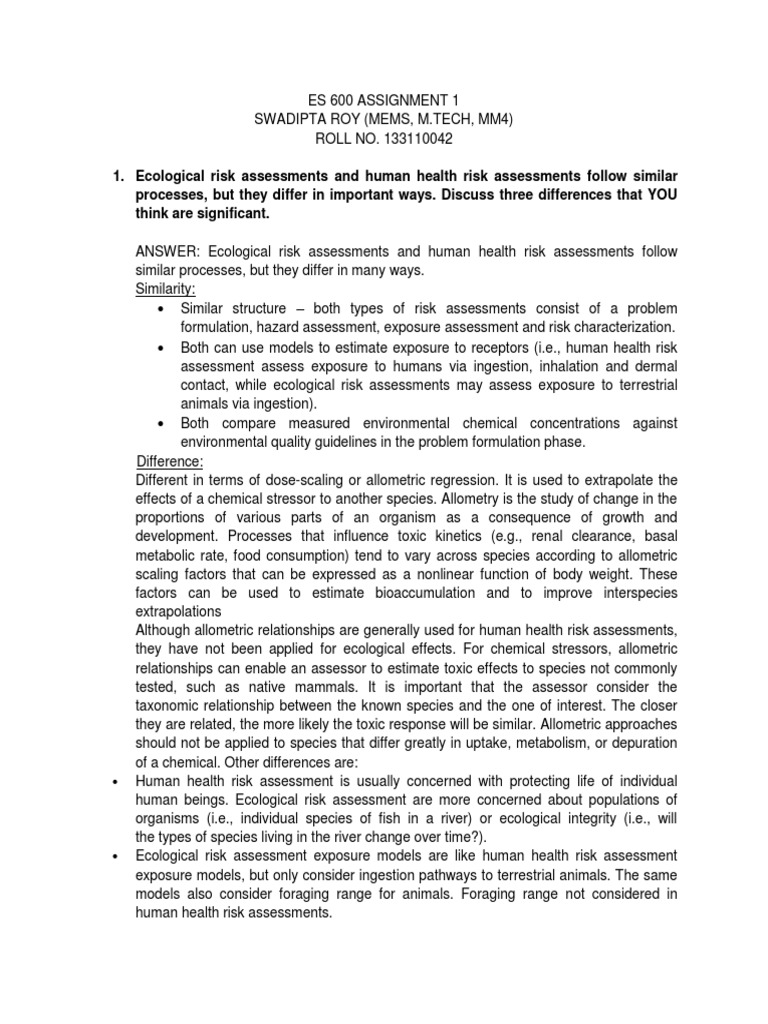 Envr Assgnmnt | PDF | Ecosystem | Predation