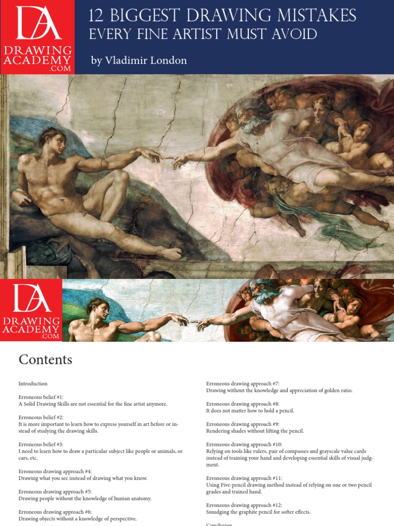 12 Drawing Mistakes To Avoid | PDF | Drawing | Perspective (Graphical)