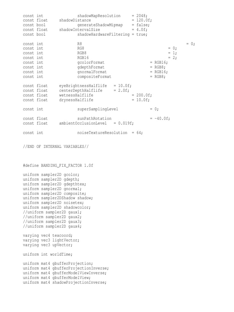 OpenGL Lightmap Shader Configuration | PDF | Texture Mapping | Reflectance