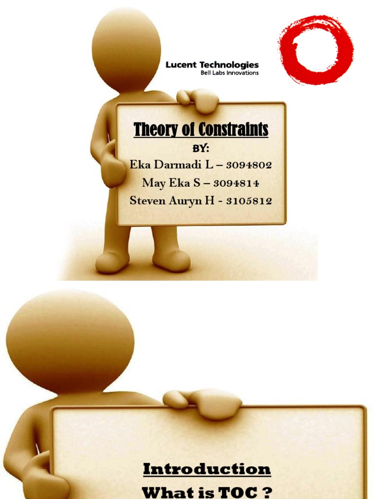 Theory of Constraints | PDF | Economies | Business