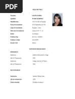 Formato Hoja De Vida Red Socio Empleo Pdf Ecuador Business