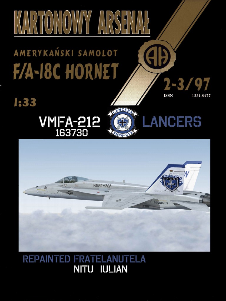 F 18 Vmfa 212 Lancers | PDF