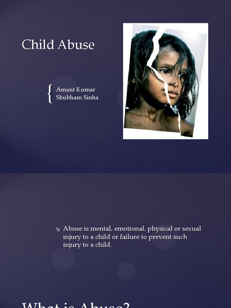 Understanding the Four Types of Child Abuse: Physical, Sexual ...