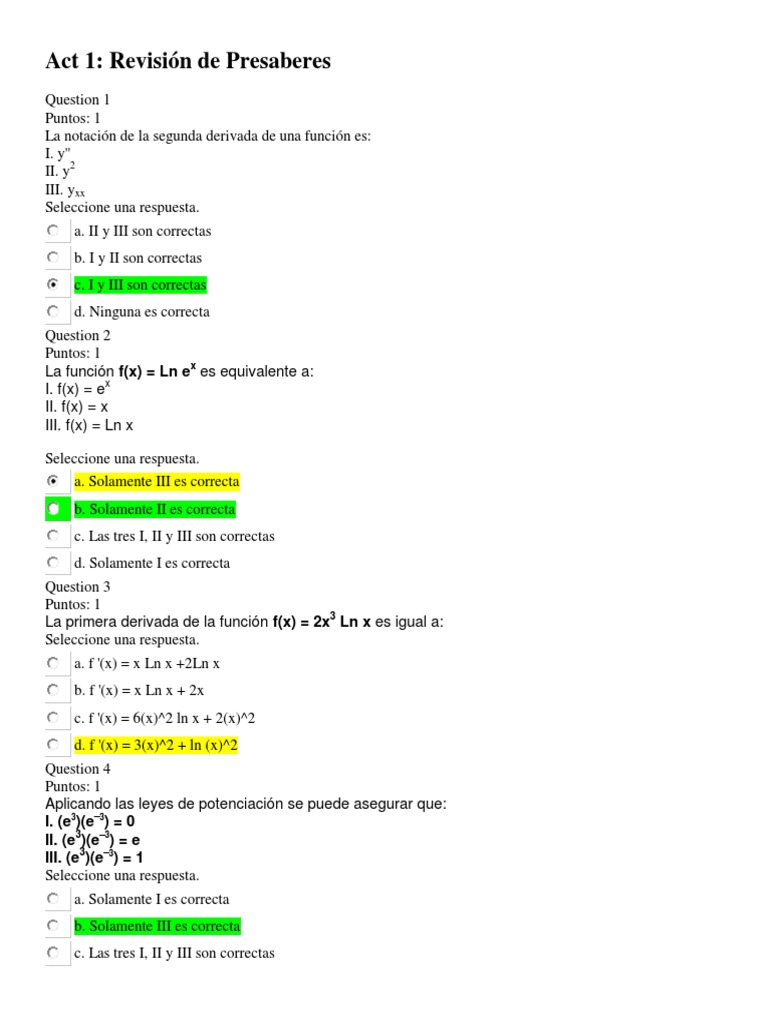 Act 1 Revisión de Presaberes | PDF
