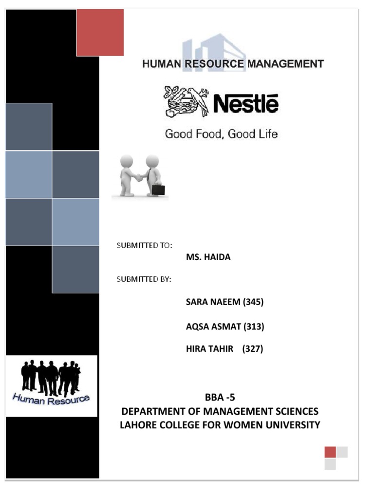 HRM @ NESTLE | Performance Appraisal | Employment