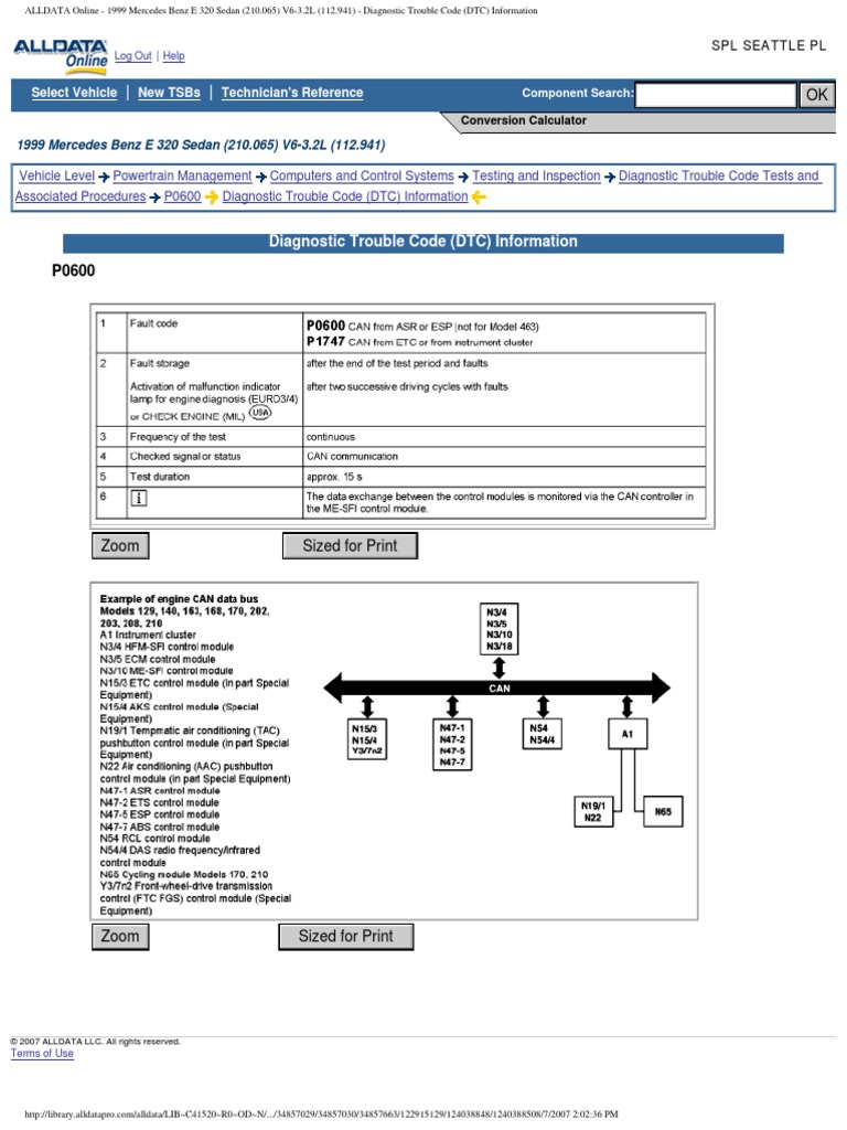 Mercedes-Benz Ob2 Code | PDF
