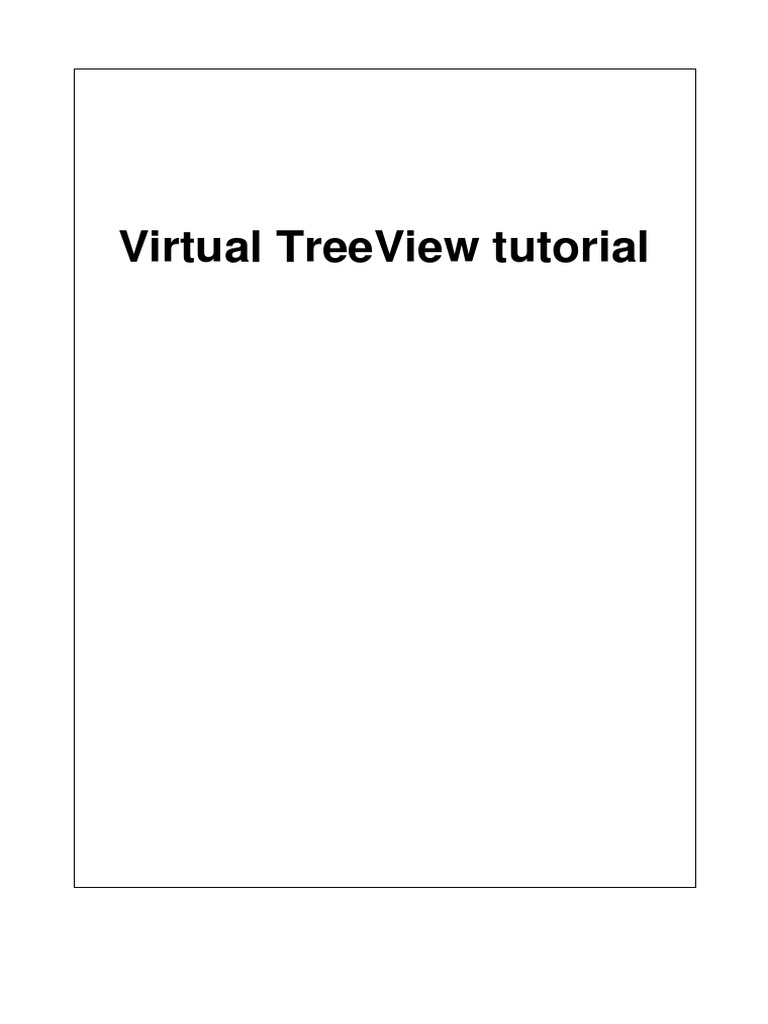 Treeview Tutorial 1 Pdf Subroutine Pointer Computer Programming 3997