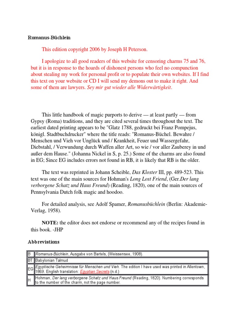 Romanus Buchlein | Download Free PDF | Theology | Religious Belief And ...