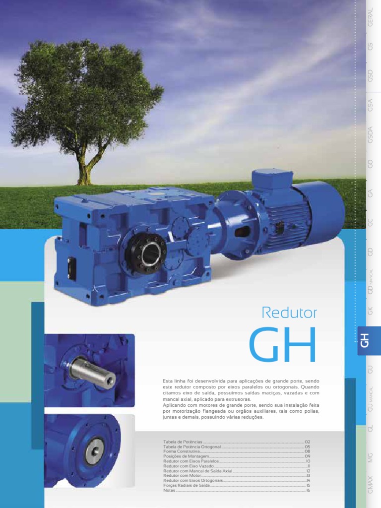 Redutor Catalago Linha GH | PDF