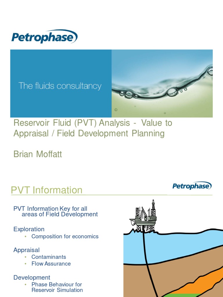 Brian Moffatt - Reservoir Fluid PVT Analysis | Download Free PDF ...