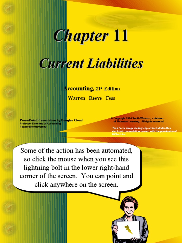 Current Liabilities | PDF | Federal Insurance Contributions Act Tax ...