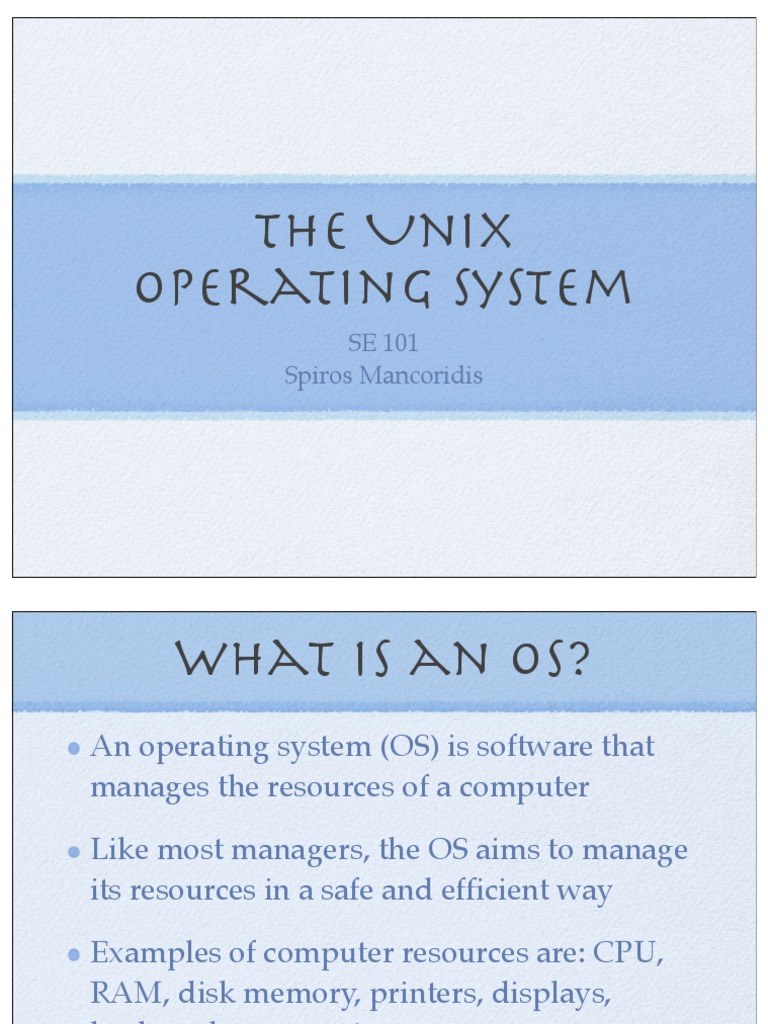 Unix Linux | PDF