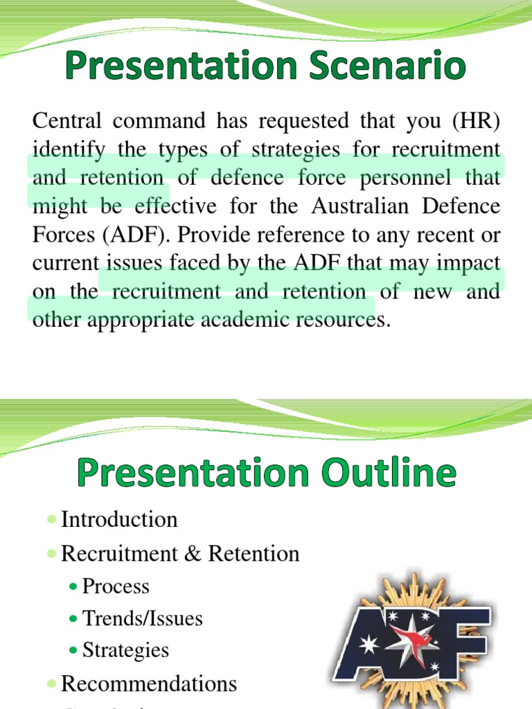ADF Recruitment & Retention Strategies | PDF | Australian Defence Force ...