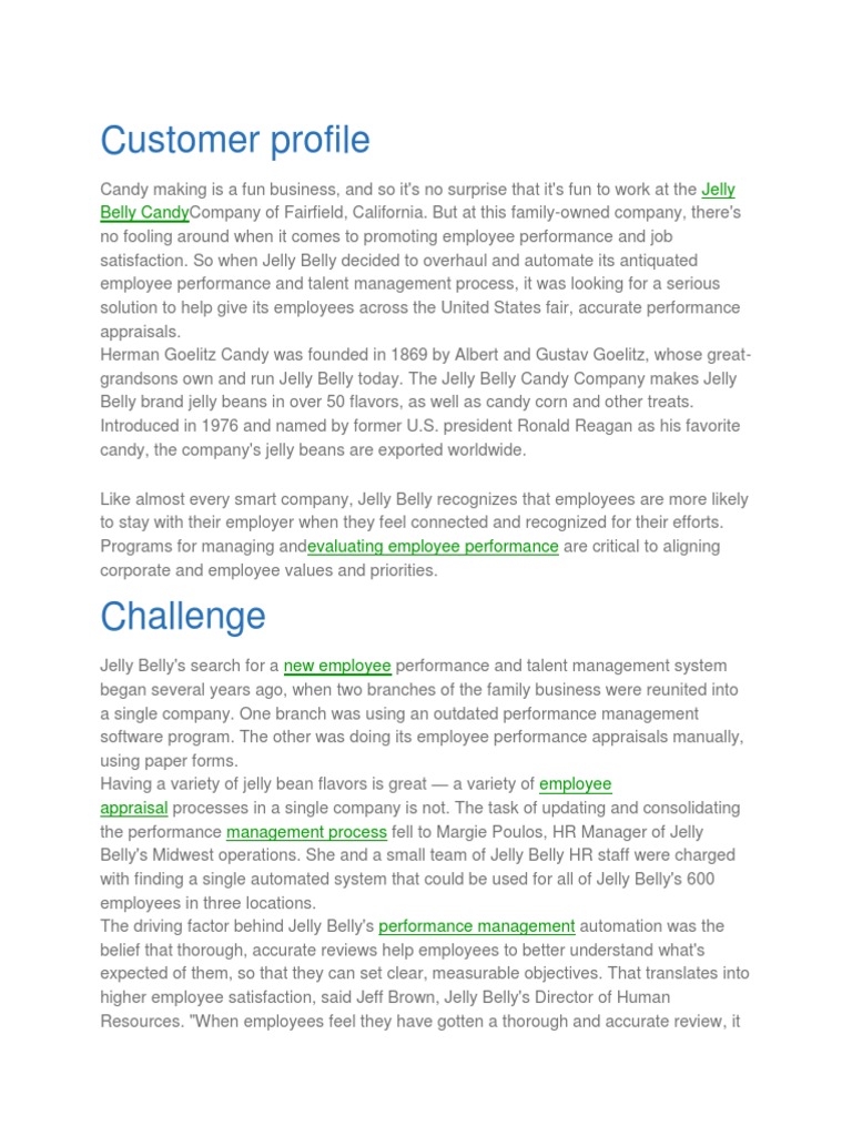 Case Study On Performance Appraisal | PDF | Performance Appraisal ...