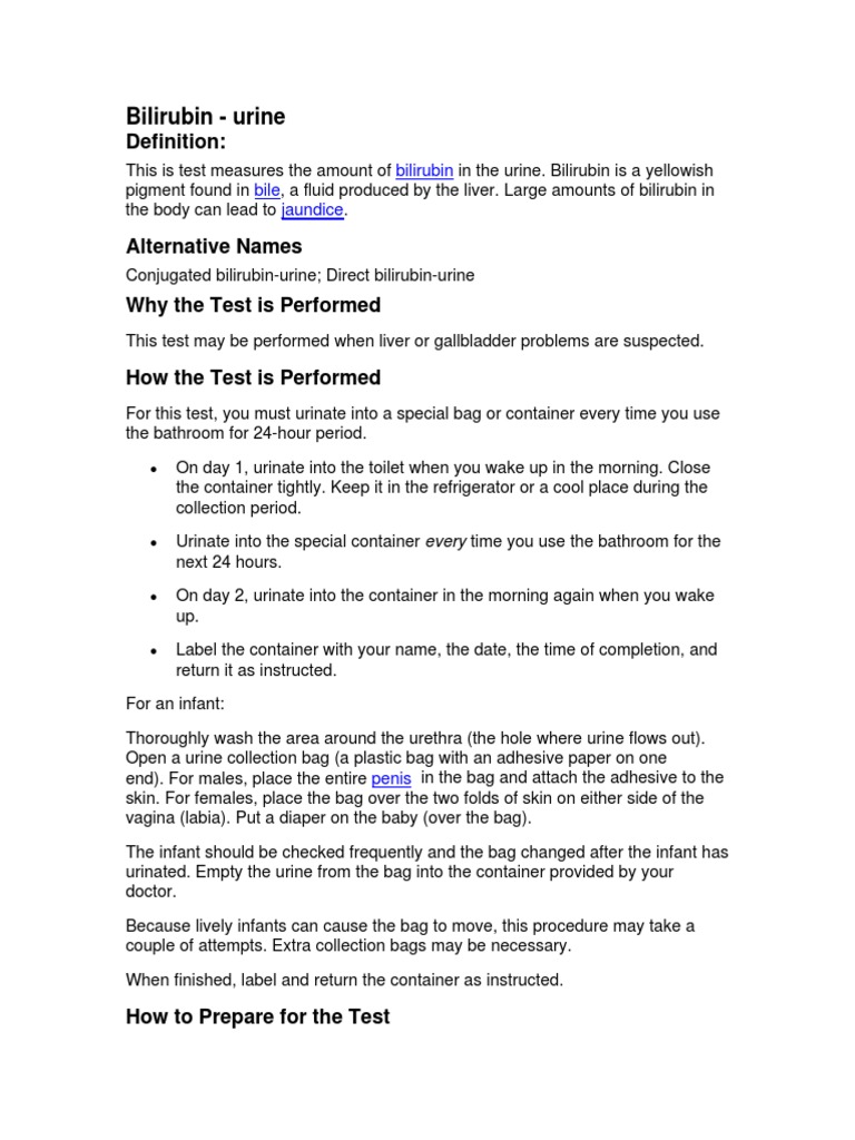 Bilirubin - Definition | PDF | Liver | Exocrine System