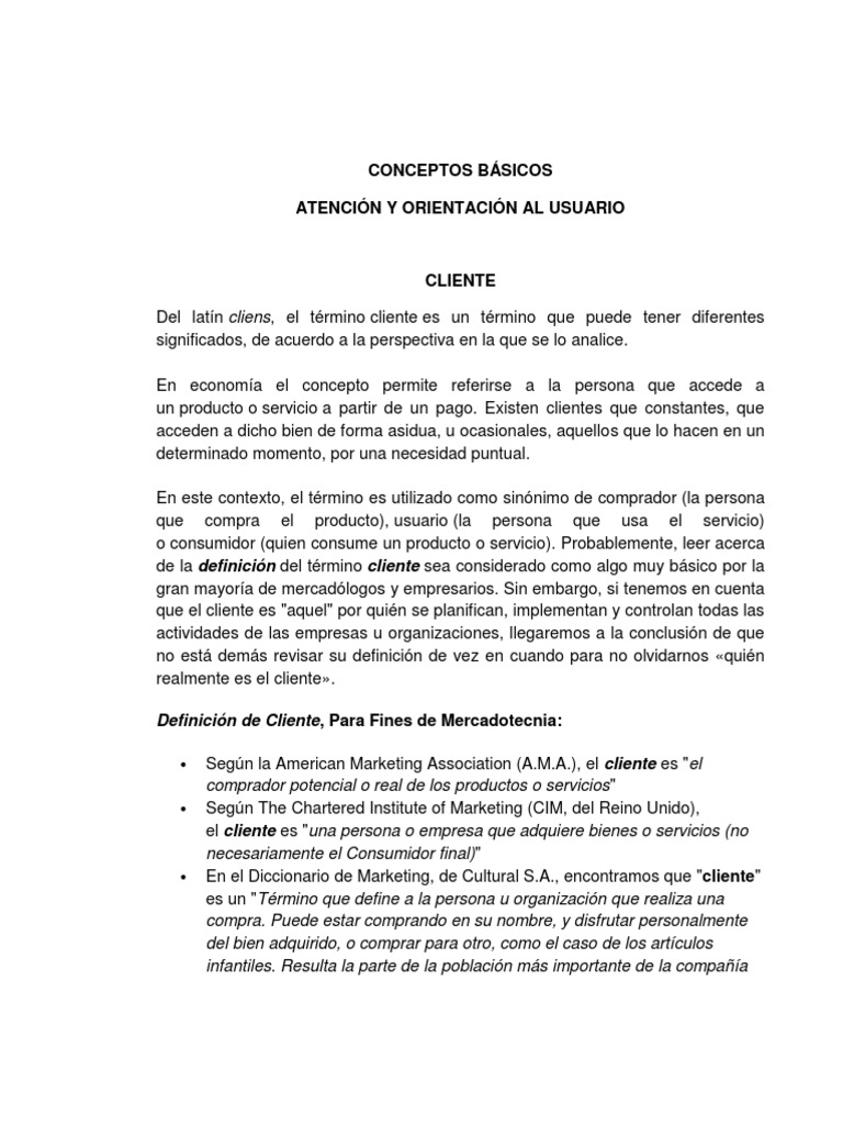 Definición y Tipos de Clientes | PDF | Cliente | Marketing