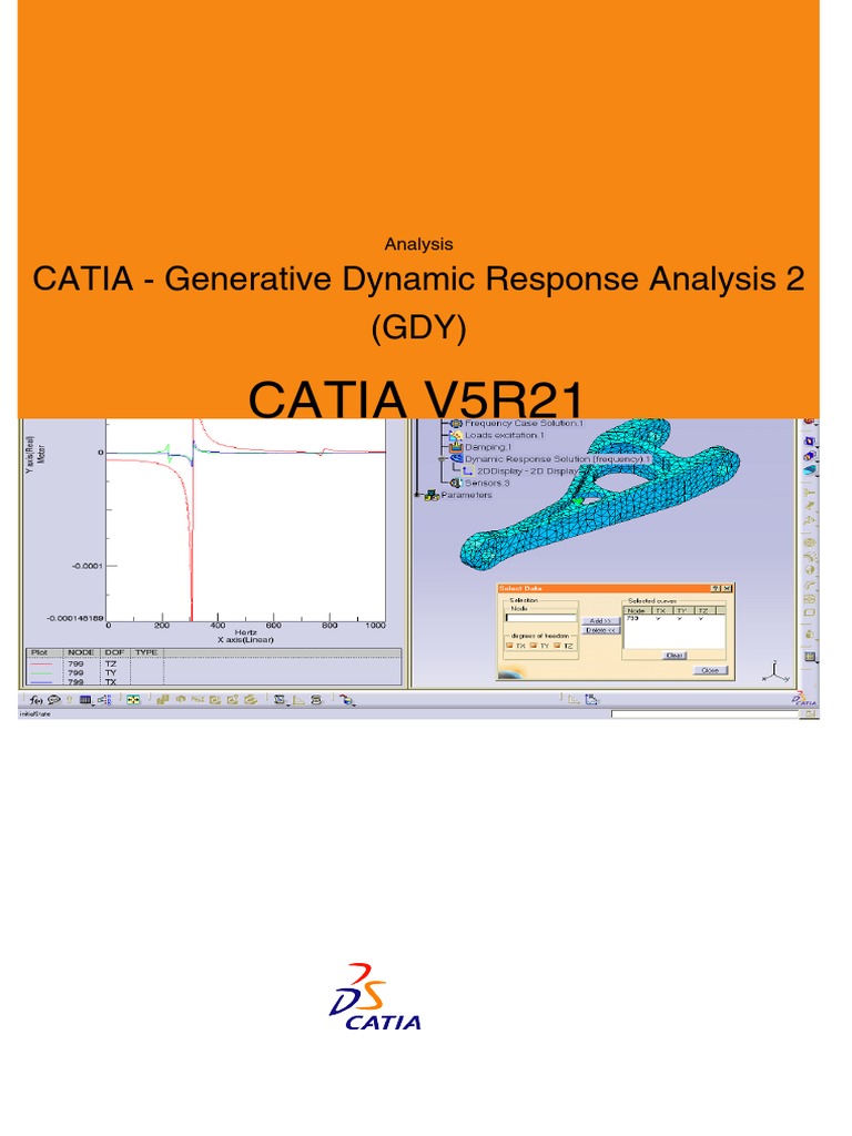 CATIA - Generative Dynamic Response Analysis 2 (GDY) | PDF | Applied ...