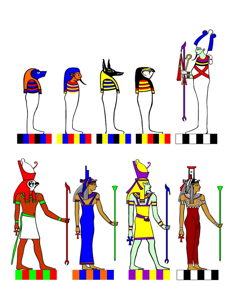 The Egyptian God Forms of The Elemental Tablets. | PDF