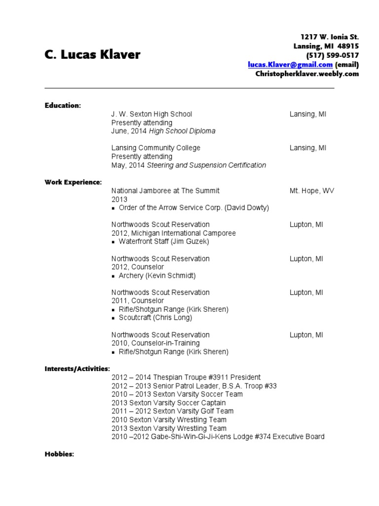 Luke Resume | PDF