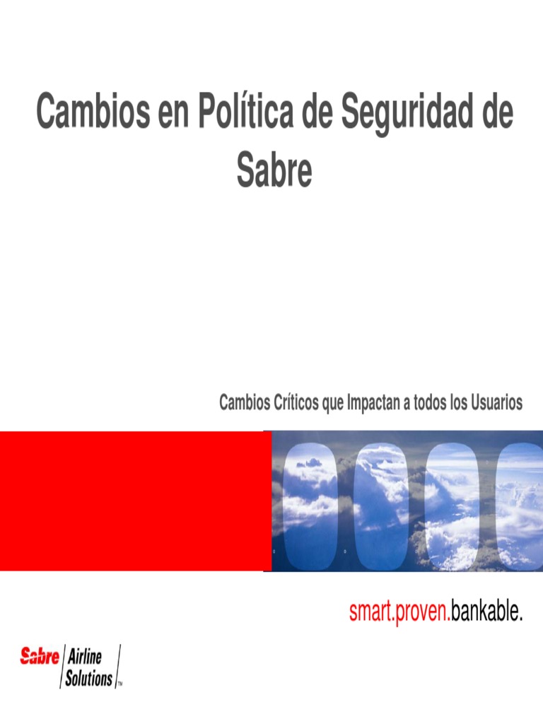 Es Sabre System Passcode Changes As External | PDF | Tarjeta de crédito ...