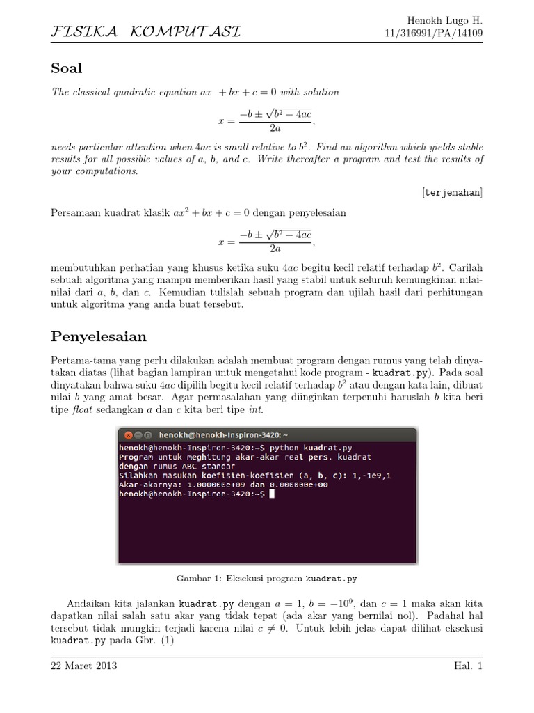 FiSIKA KOMPUTASI | PDF | Metode & Bahan Ajar