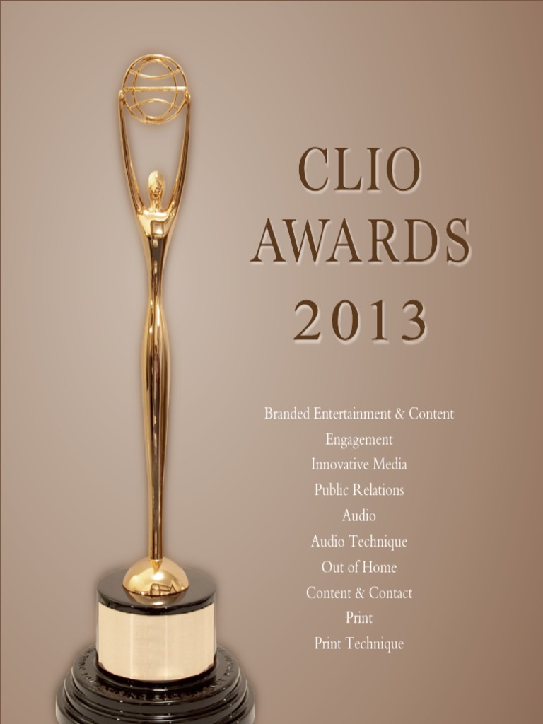 Clio Awards 2013 1 en | PDF | Promotion And Marketing Communications ...