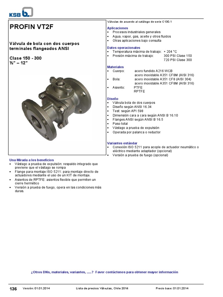 Valv Profin | PDF | Solenoide | Acero