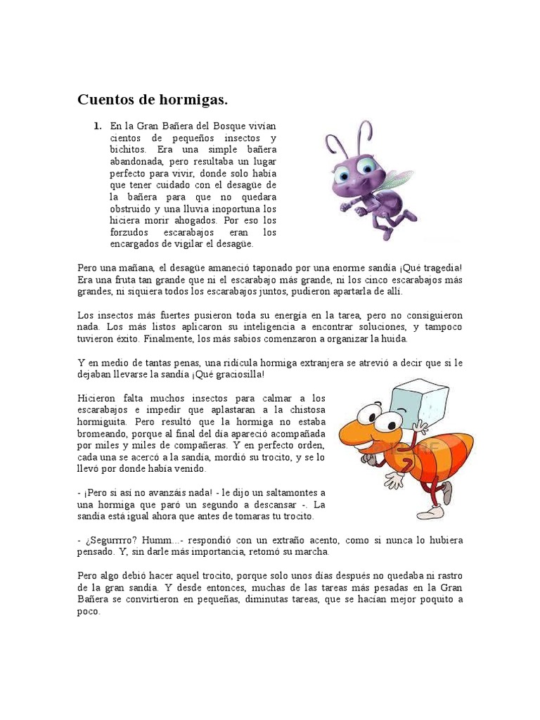 Cuentos de Hormigas | Hormiga | Insectos