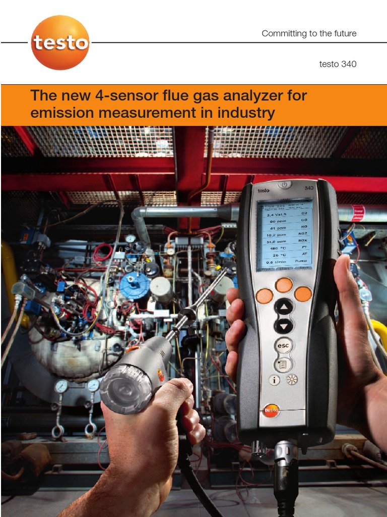 Brochure Testo 340 | PDF | Gases | Bluetooth