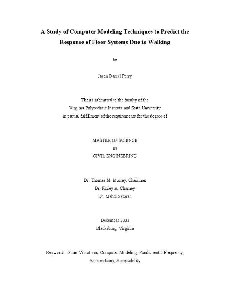 Thesis Etd PDF | PDF | Structural Analysis | Beam (Structure)
