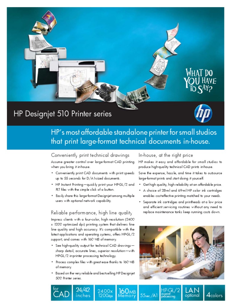 HP Designjet 510 Printer | PDF
