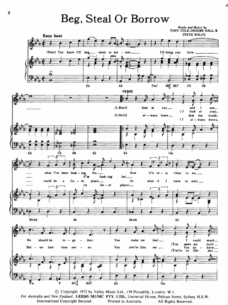 Beg Steal or Borrow | PDF