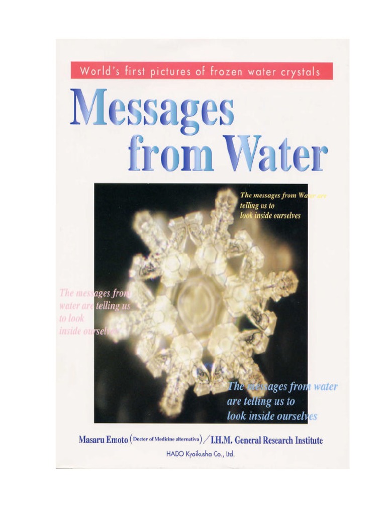 Masaru Emoto - Messages From Water | PDF