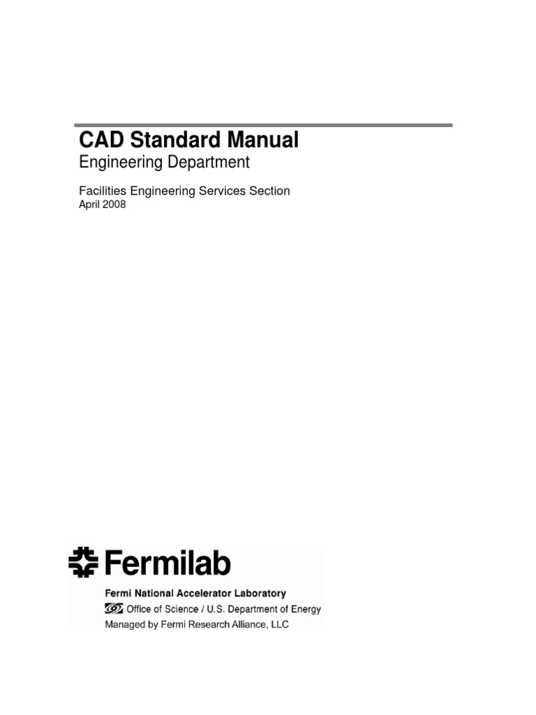Cad Standard Manual | PDF | Cartesian Coordinate System | Computer ...