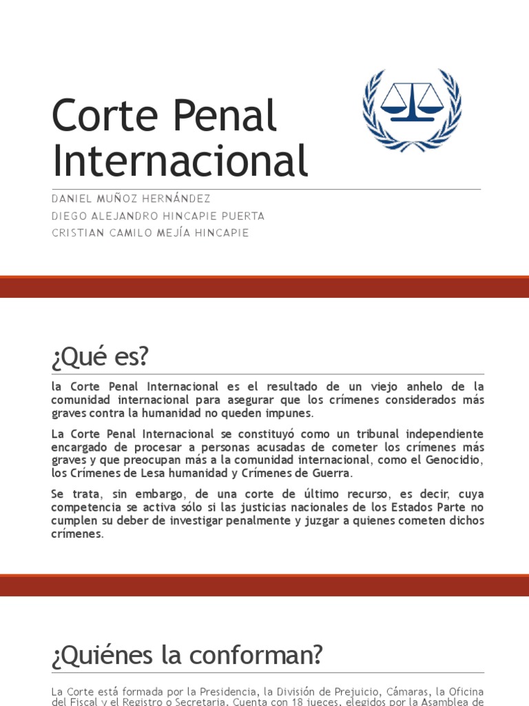 Corte Penal Internacional | PDF | Corte Criminal Internacional | Genocidios