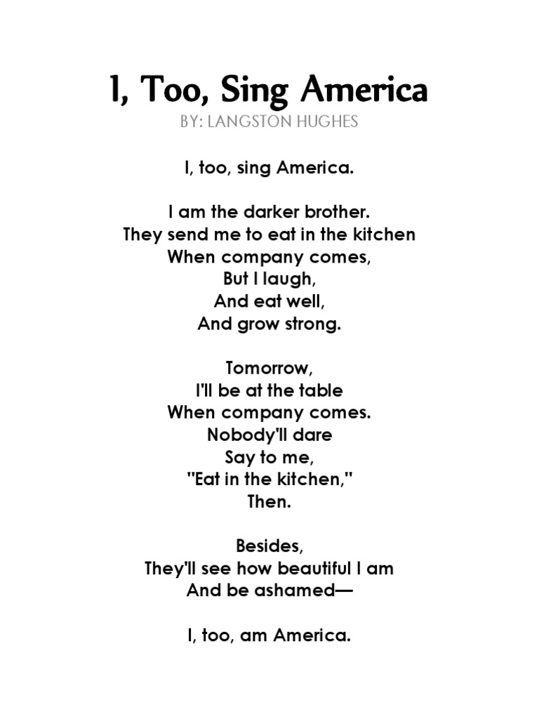 Harlem Renaissance Poems About Freedom Poetry Of The Harlem