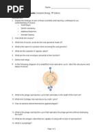 AP Biology: Viruses Overview | PDF | Virus | Bacteriophage