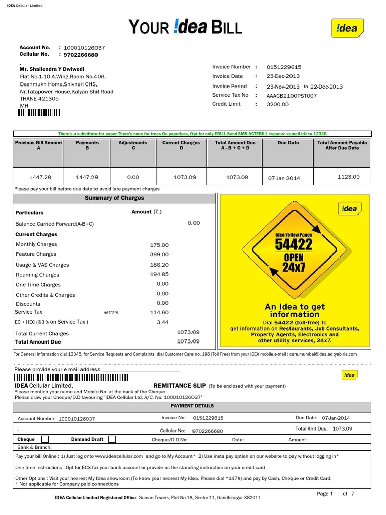 Summary of Charges | PDF