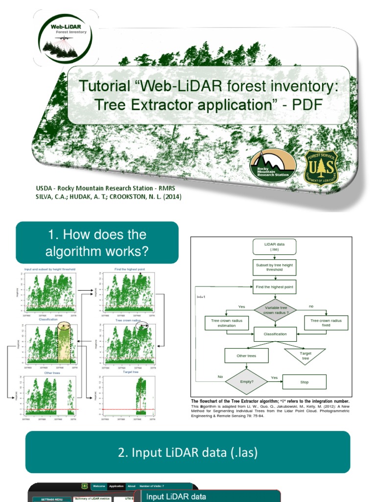 Web-LiDAR Forest Inventory: TreeExtractor Application | PDF | Lidar | Trees