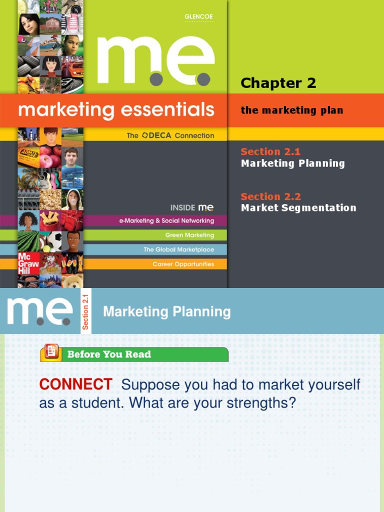Unit 1 - Chapter 2 - The Marketing Plan | PDF | Market Segmentation ...