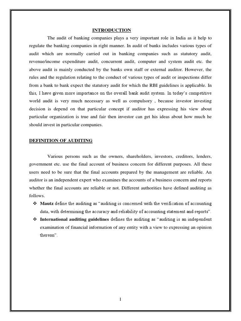 Sandhya Final Project On Audit | PDF | Bookkeeping | Financial Audit