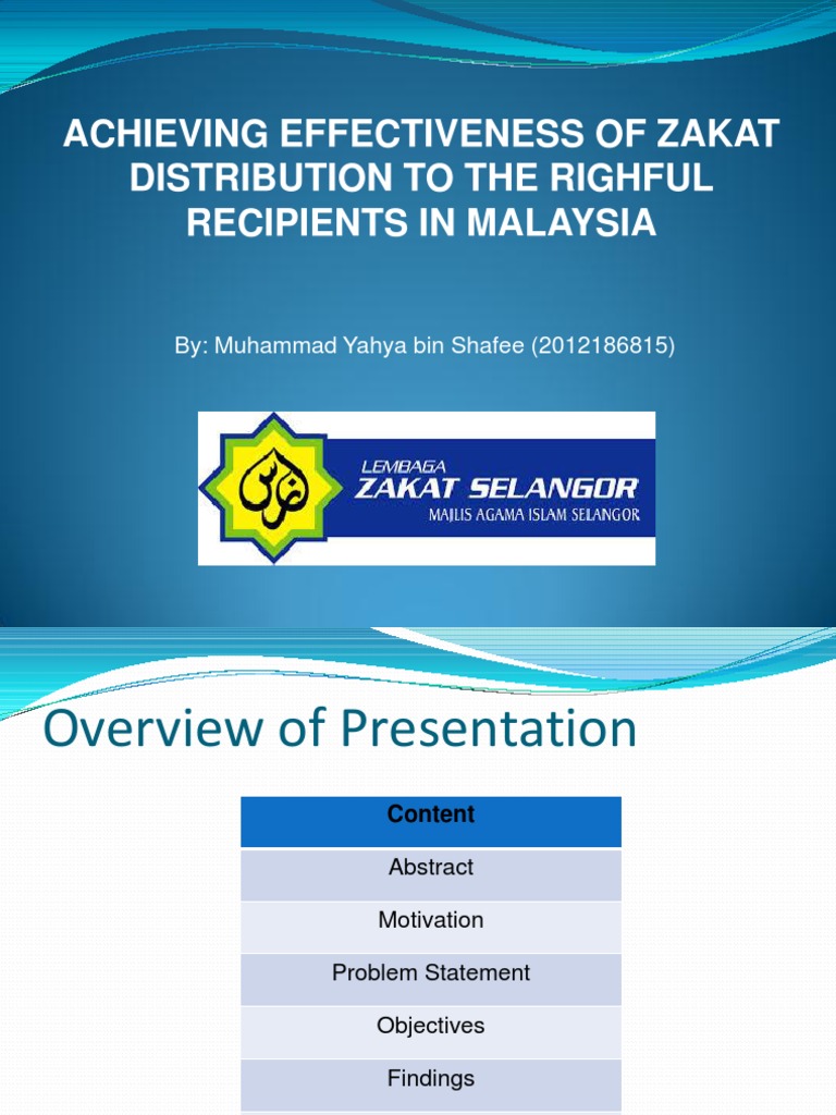 Achieving Effectiveness of Zakat Distribution | PDF | Business
