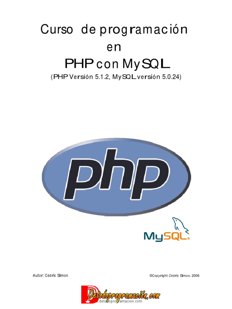 Curso de Programacion Con PHP y MySQL Español | PDF