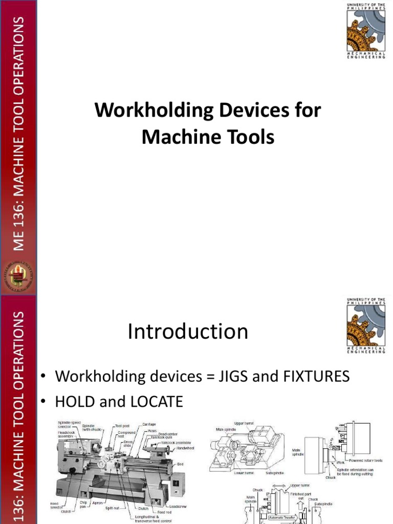 Workholding Devices | PDF | Crafts | Production And Manufacturing
